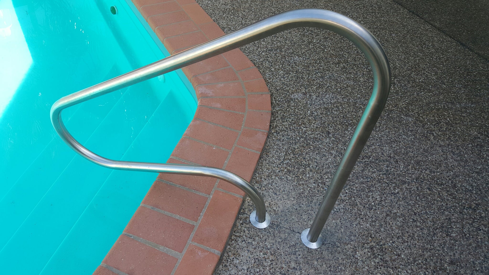 Stainless Steel 1m Bull Nose Core Fit Hand Rail - Hand Rails Australia